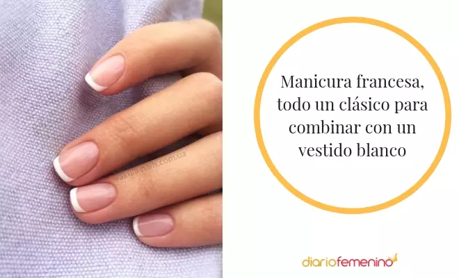 French manicure, yakasarudzika pazvipikiri zvako