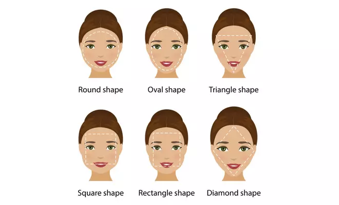 Různé tvary obličeje