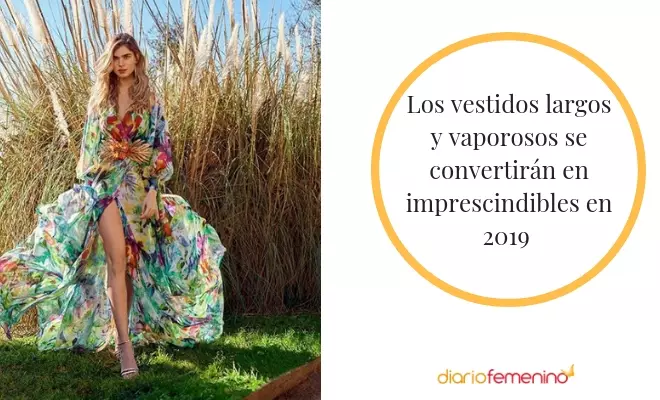 Duga i lepršava haljina kao savršena gošća na svakoj zabavi tijekom 2019
