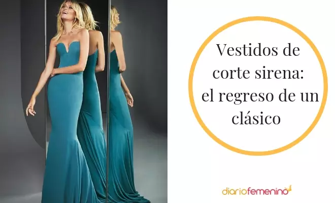 Merineitsi lõikega kleit: klassika, mis leiutatakse uuesti 2019. aastal