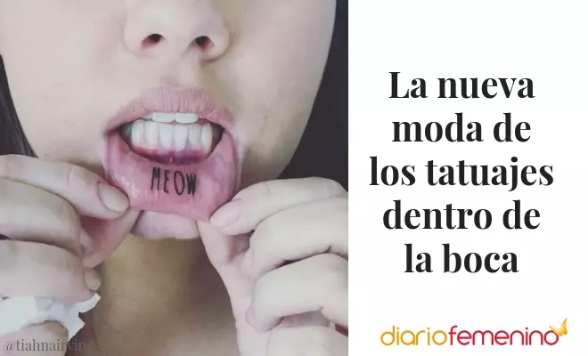 Conosci la tendenza dei tatuaggi all'interno della bocca?