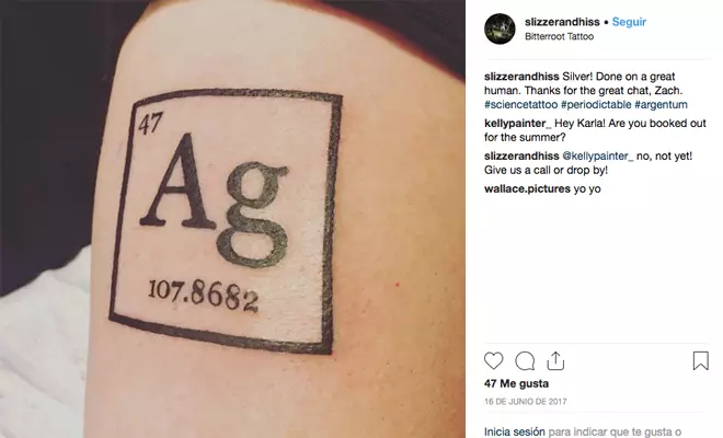 Хемијата ве инспирира за вашата тетоважа