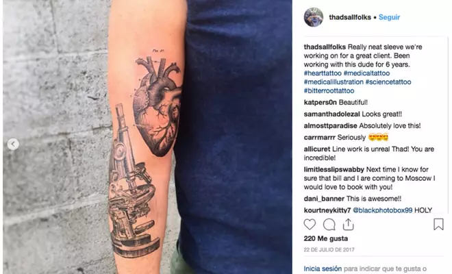 Тетоважа за љубител на науката
