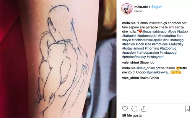Guhobera cyane byahindutse tatouage