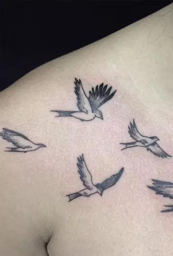 Signifo de birdaj tatuoj