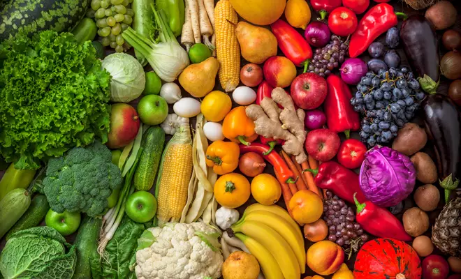 Sayuran jeung bungbuahan pikeun diet saimbang