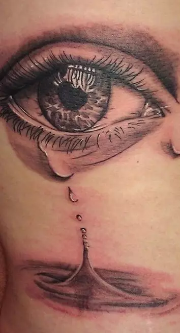 O significado de tatuar uma lágrima