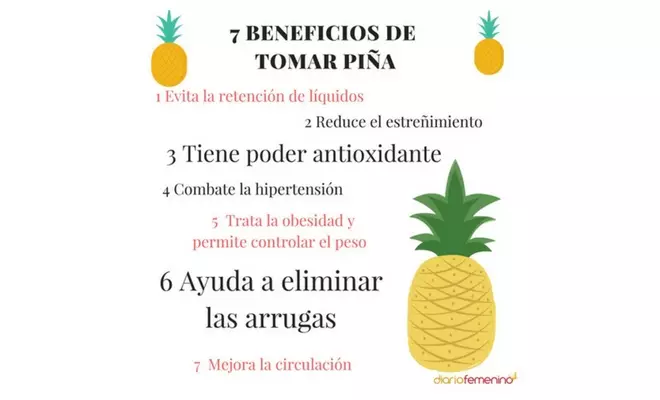 beneficios da piña