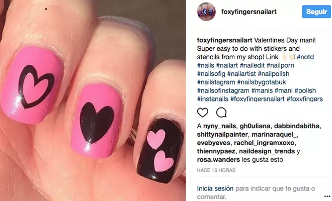 Nails on Valentine's Day: romantic designs with hearts