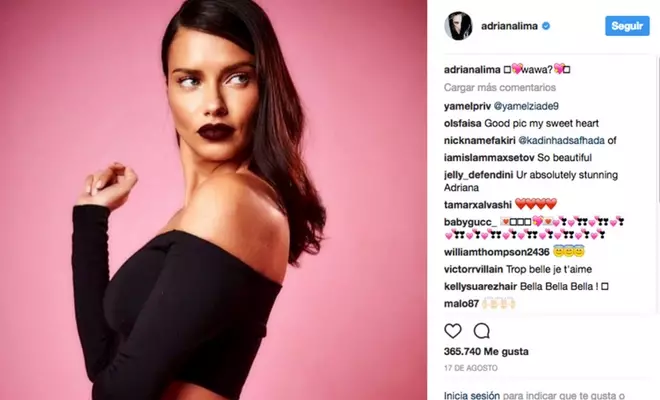 Kukata nywele ambayo inafaa zaidi Gemini kama Adriana Lima