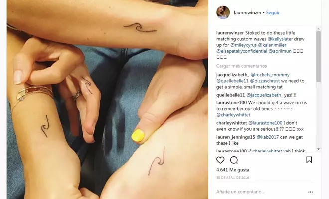 berømtheder, der deler tatoveringer