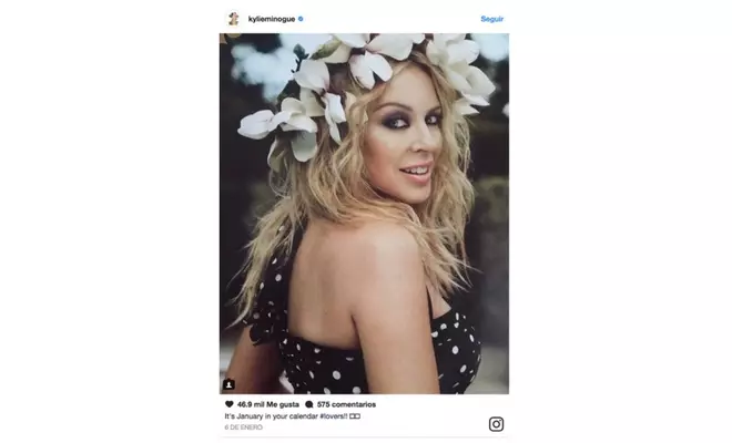 Déi gëeegent Make-up fir Geminis wéi Kylie Minogue