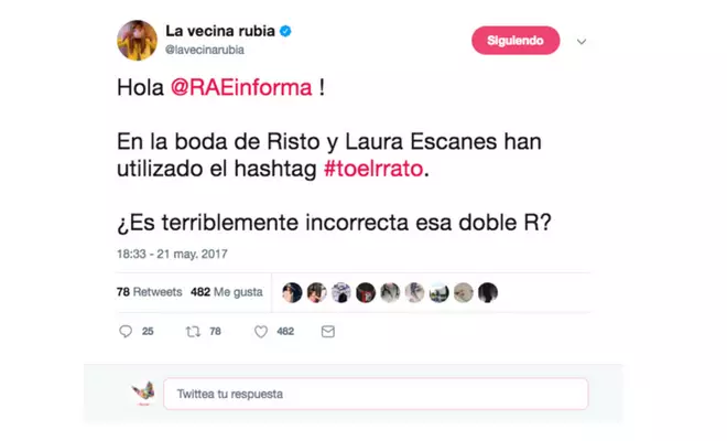 La Vecina Rubia بىر ئەپ ئاچتى: ياخشى يېزىش گۈزەل