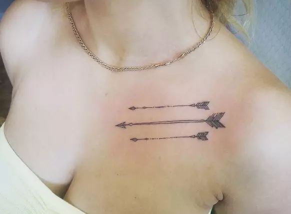 три попут тетоваже стрелице