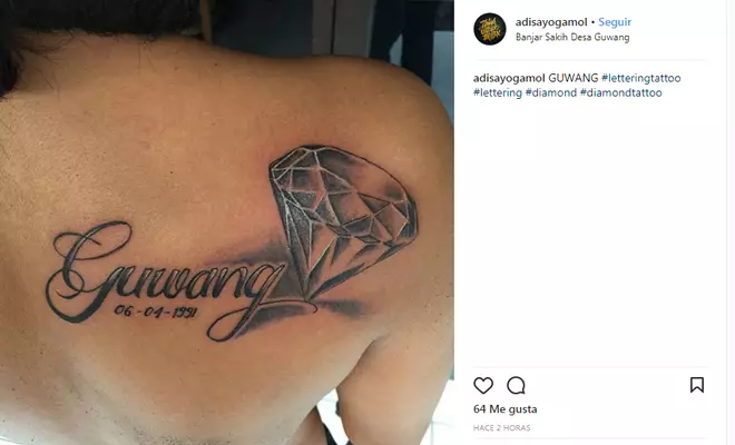 τατουάζ με διαμάντια