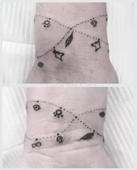 tatuaxes pulseiras encantos