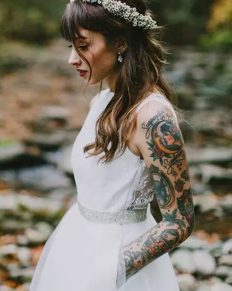 L-isbaħ u eleganti brides tattooed