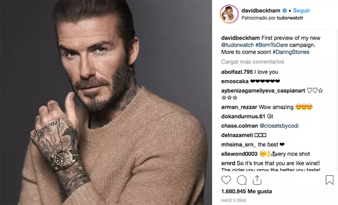 Beckham, die mooiste getatoeëerde speler