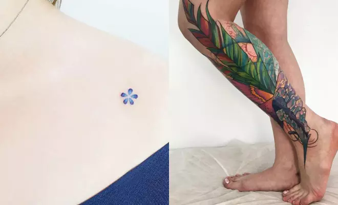 маленькие татуировки против больших татуировок