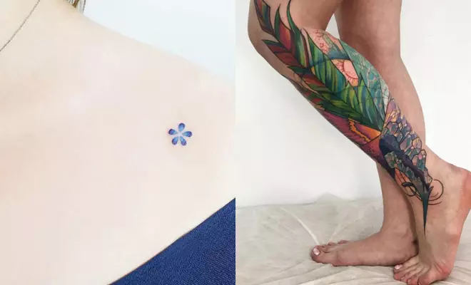 piccoli tatuaggi vs grandi tatuaggi