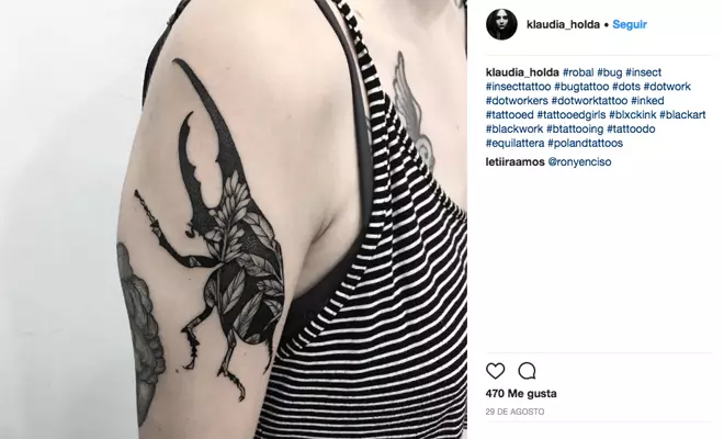 ideeën foar insect tattoo