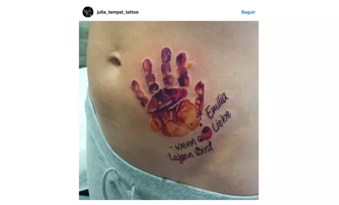 Tetování na počest dětí