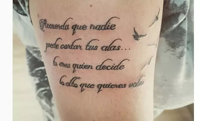 Tatuoj por virinoj, kiuj havas multon por diri