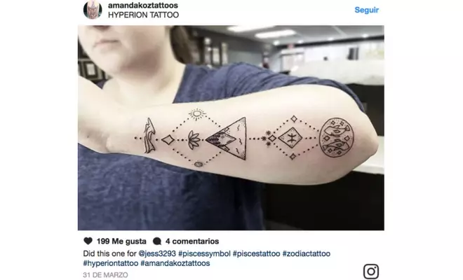 The tattoo that suits Pisces the most