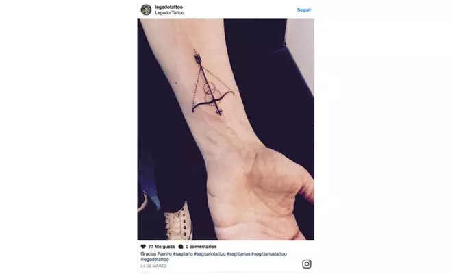 The tattoo that suits Sagittarius the most