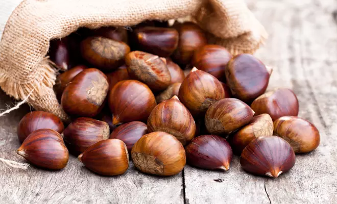 Chestnuts ji bo xwarina xweya saxlem di Sersalê de