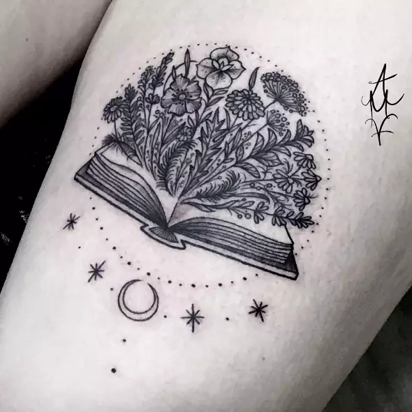 Tattoos for lovers of books