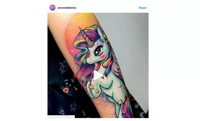 tatouages de licorne