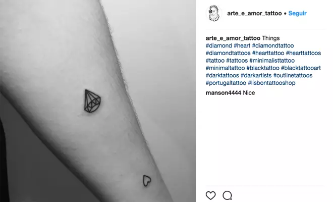 minimalistische tatoeages