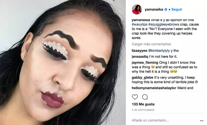 What are wavy brows? The new fashion