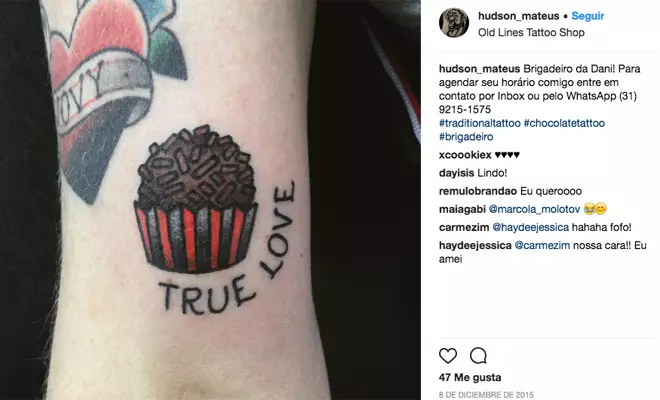 Como tatuar a túa comida doce favorita