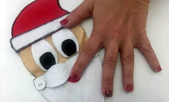 Design delle unghie di Babbo Natale per Natale