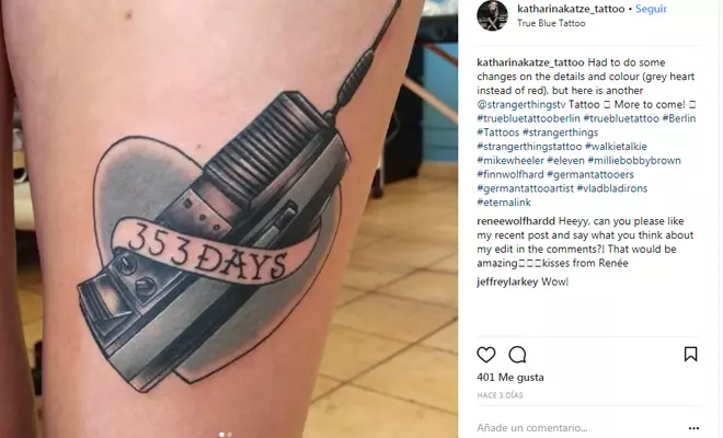 Tatuagens que apenas um fã de Stranger Things entenderá