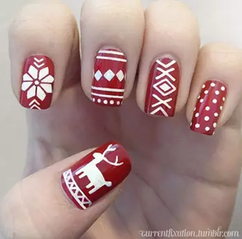 6 dizajna manikira za nokte zašto želite da bude Božić tokom cijele godine