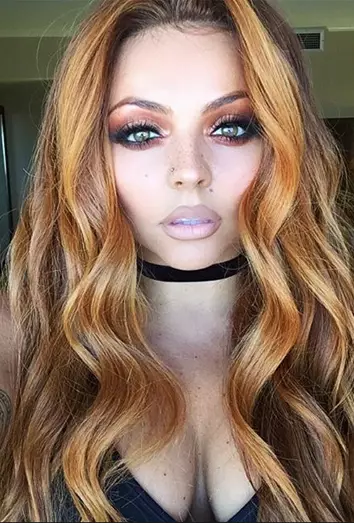 Enspire makiyaj ou nan gade zoranj Jesy Nelson