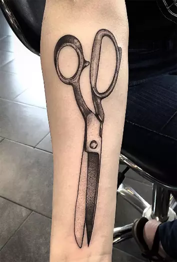 Татуювання та малюнки ножиць