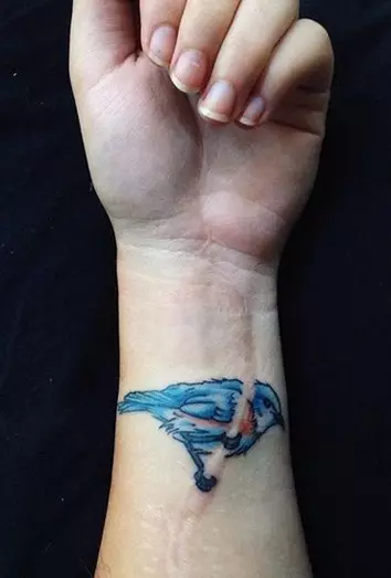 An bhrí cróga tattoos scar