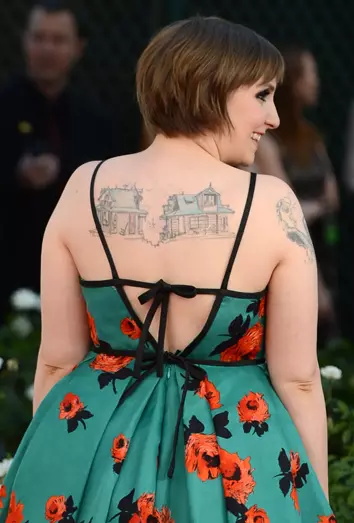 Lena Dunham och hennes tatueringar