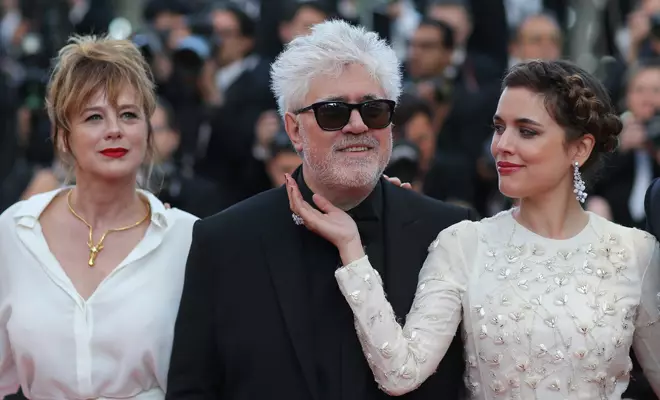 Emma Suarez, Pedro Almodovar and Adriana Ugarte