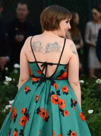 Lena Dunham tatoveringer