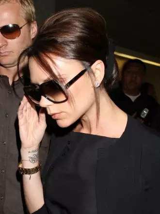 Victoria Beckham tatuiruotės