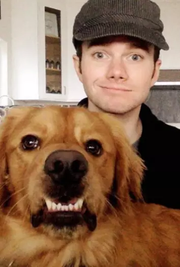 Mga sikat nga iro: Cooper, ang golden retriever ni Chris Colfer gikan sa Glee