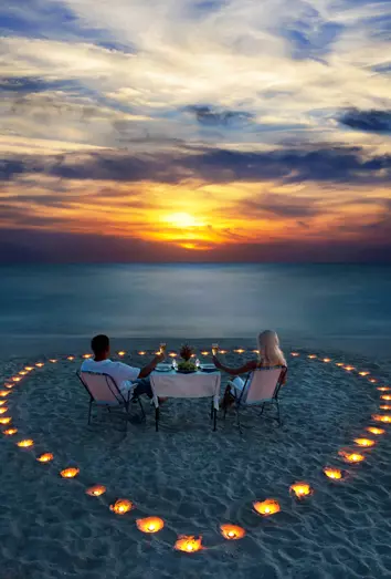 romantikus vacsora