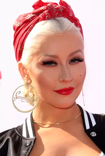 Christina Aguilera se pen-up voorkoms