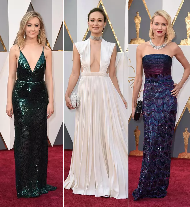 Saoirse Ronan, Olivia Wilde i Naomi Watts Oscars 2016