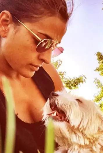 Anjing selebriti: Rumba, Inma Cuesta's Maltese Bichon